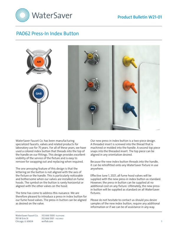 Downloads – WaterSaver Faucet Company